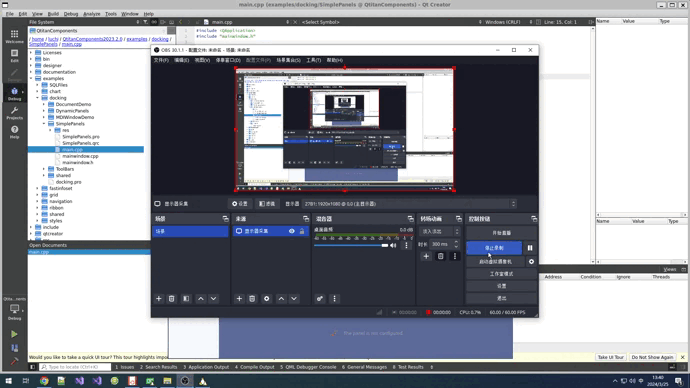 Unable to move Panel1 after dragging it out in Docking_SimplePanel ...